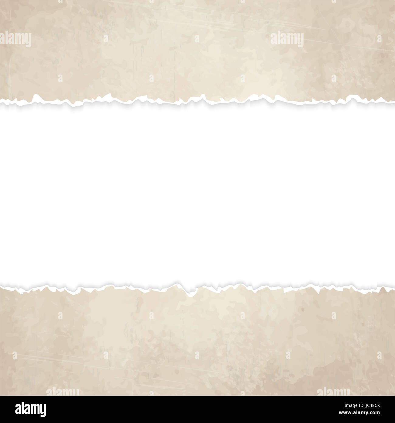 vector of ripped openold vintage paper Stock Photo - Alamy