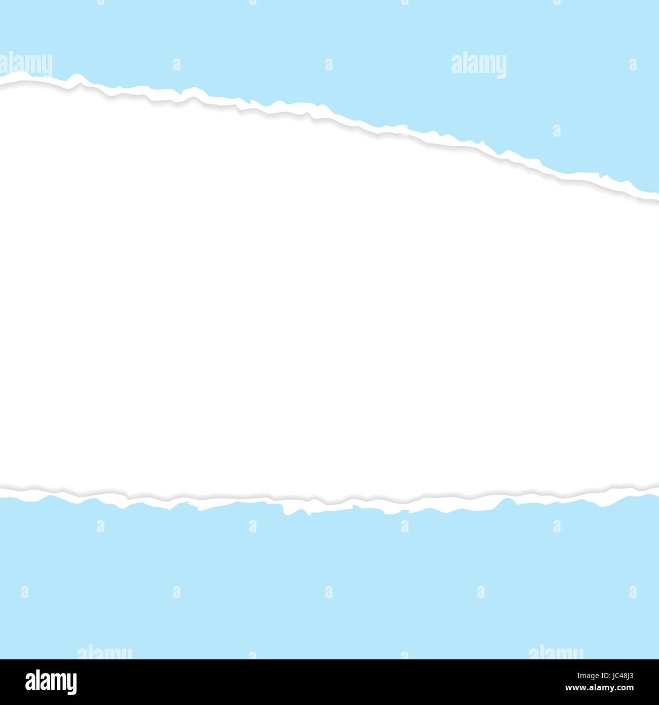 vector of ripped open paper light blue Stock Photo - Alamy