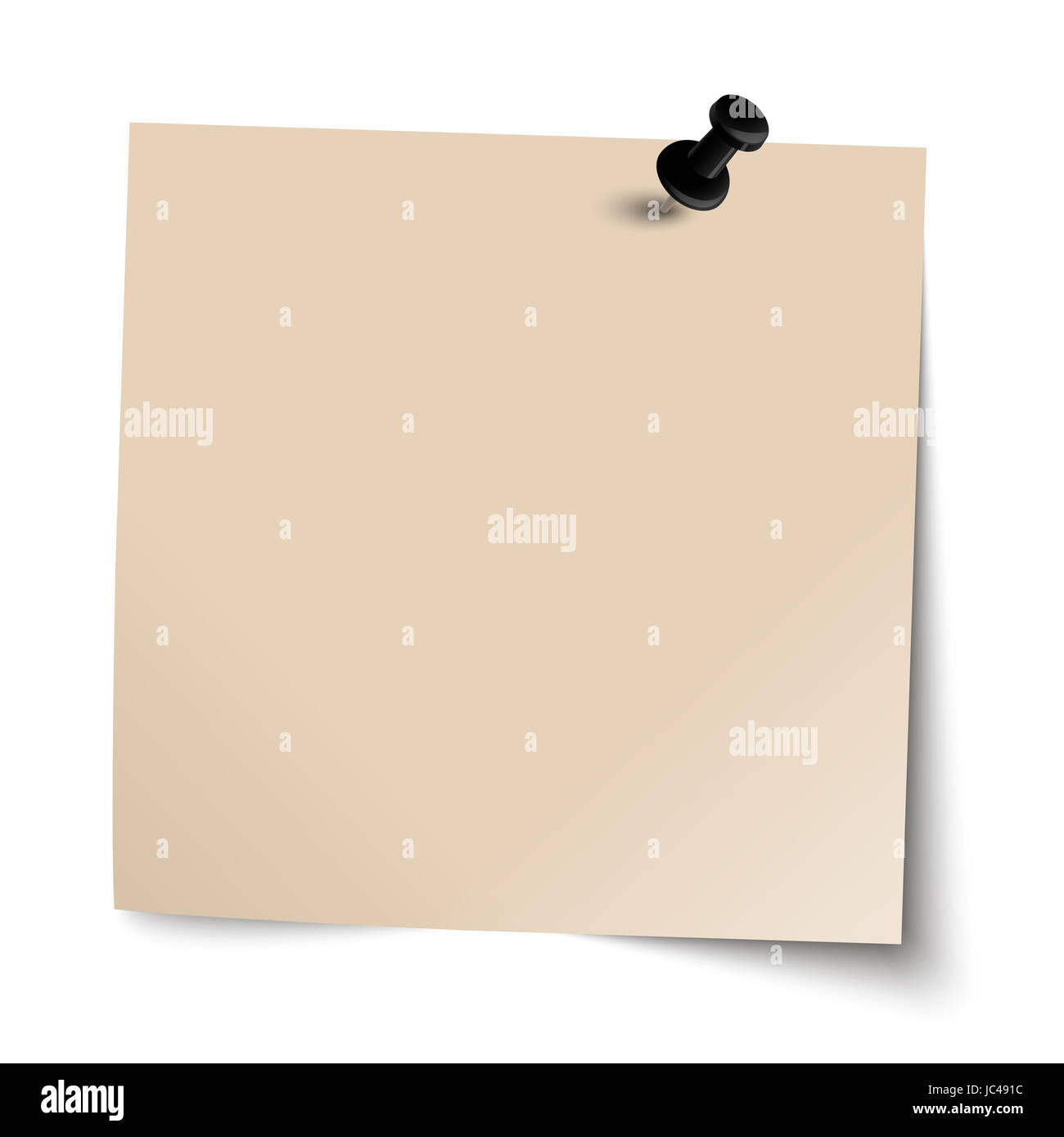 notepad with pin Stock Photo - Alamy
