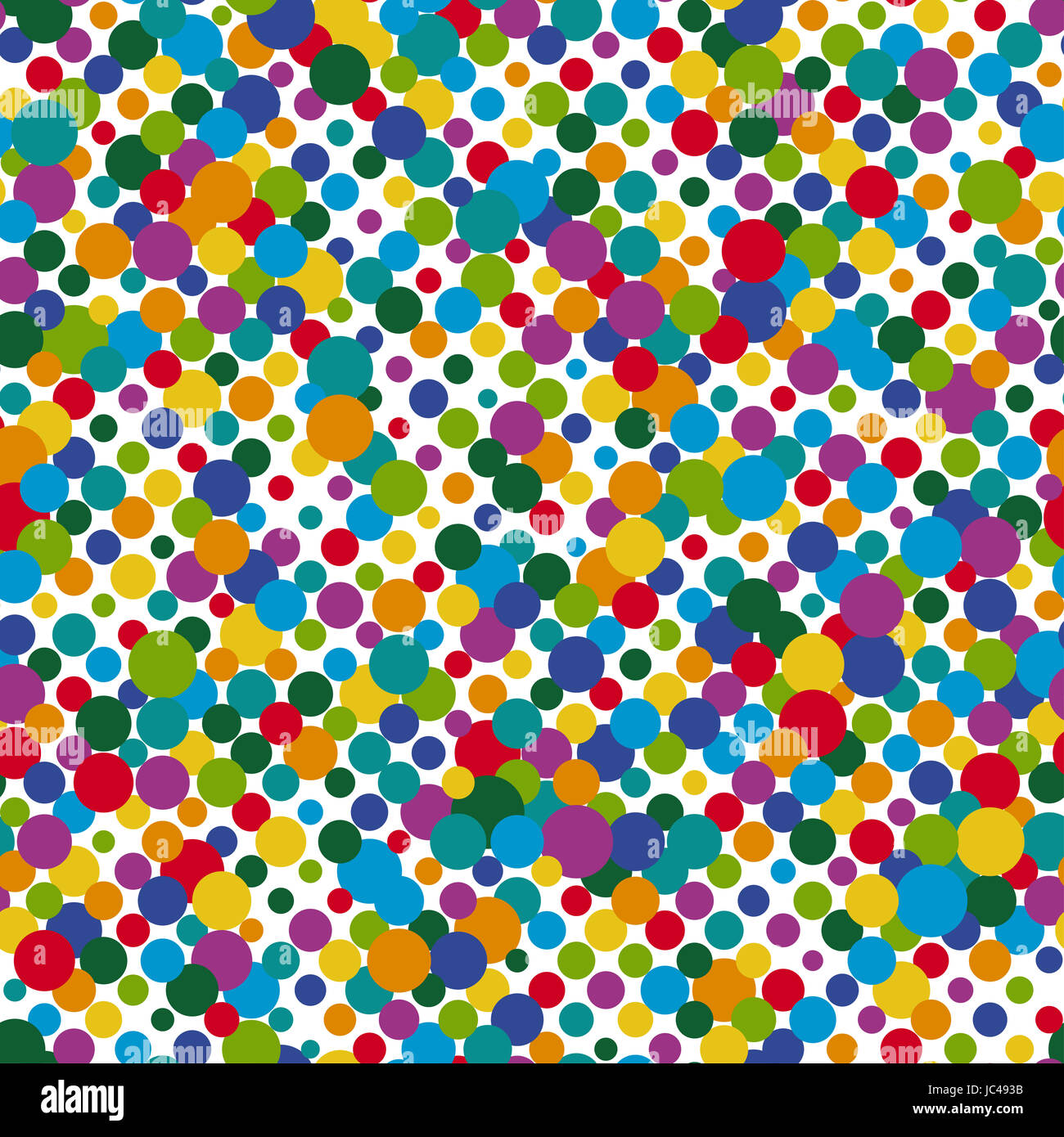 vector of seamless colored dots pattern background Stock Photo - Alamy