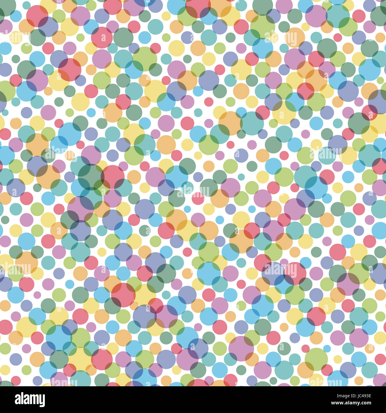 vector of seamless colored dots pattern background Stock Photo - Alamy
