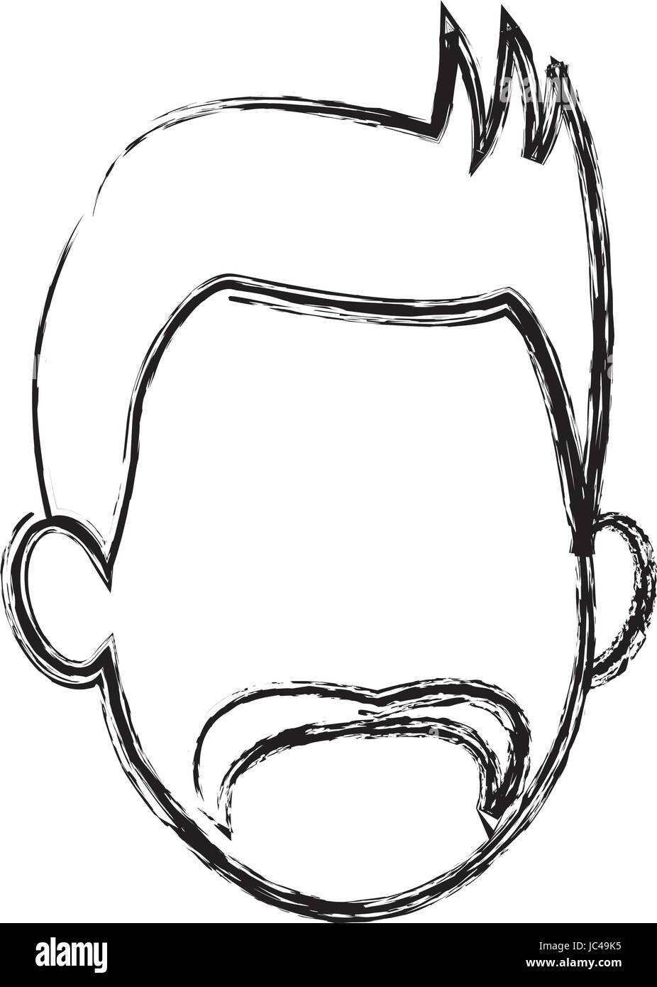 default face head man male character image Stock Vector Image & Art - Alamy