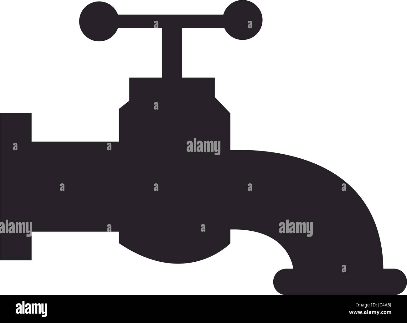 faucet handle valve hygiene water symbol Stock Vector Image & Art - Alamy