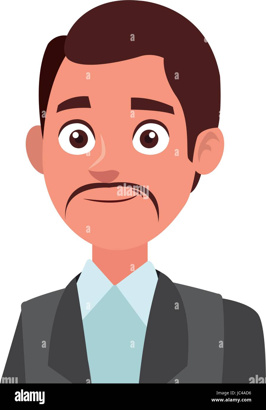 young and successful business man cartoon employee work Stock Vector ...