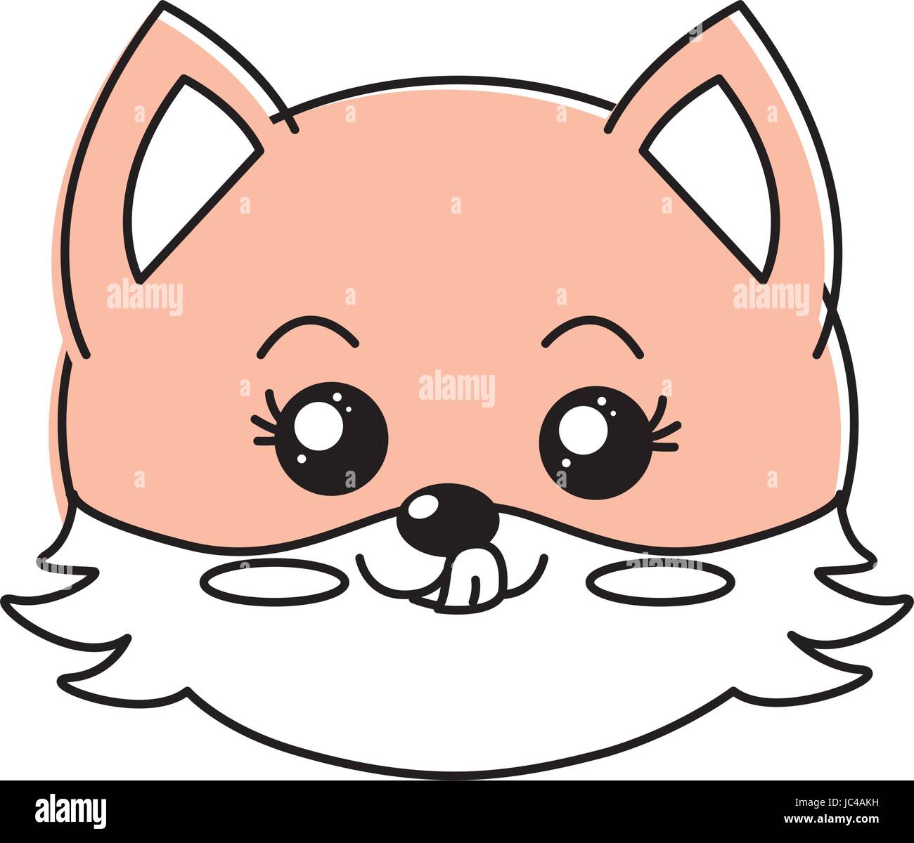 cute wild animal face with expression Stock Vector Image & Art - Alamy