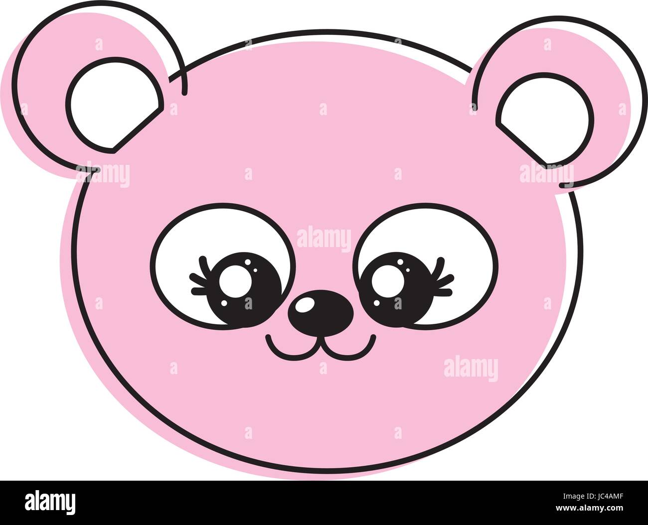 cute wild animal face with expression Stock Vector Image & Art - Alamy