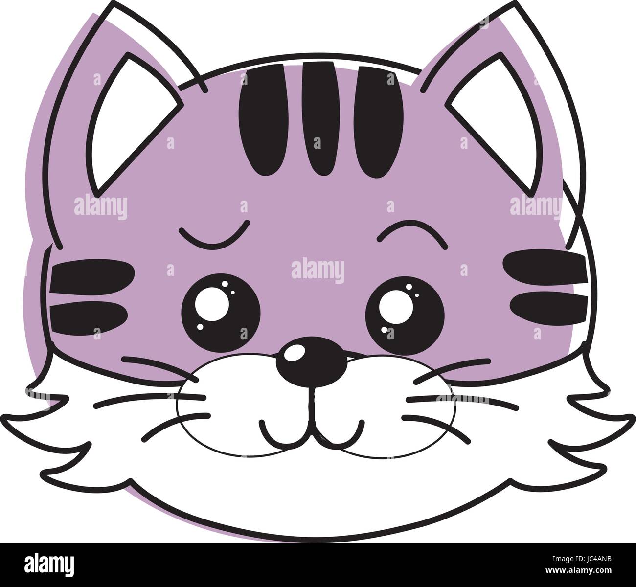cute wild animal face with expression Stock Vector Image & Art - Alamy