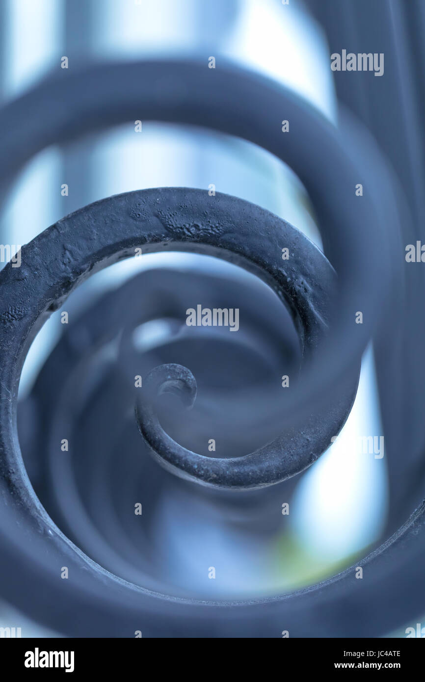 A close up of the exterior of the window metal frames Stock Photo - Alamy