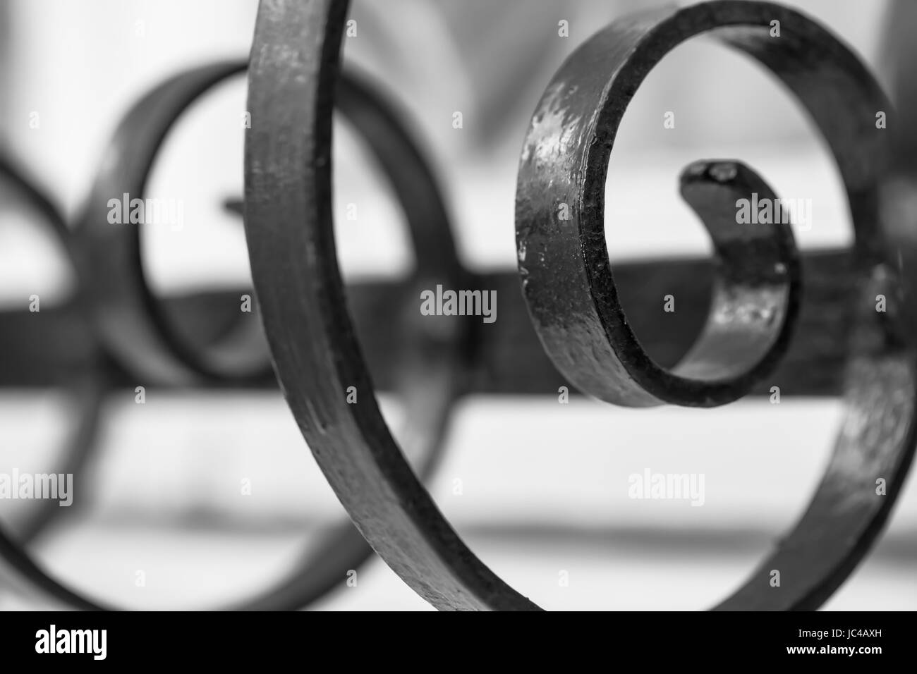 A close up of the exterior of the window metal frames Stock Photo - Alamy