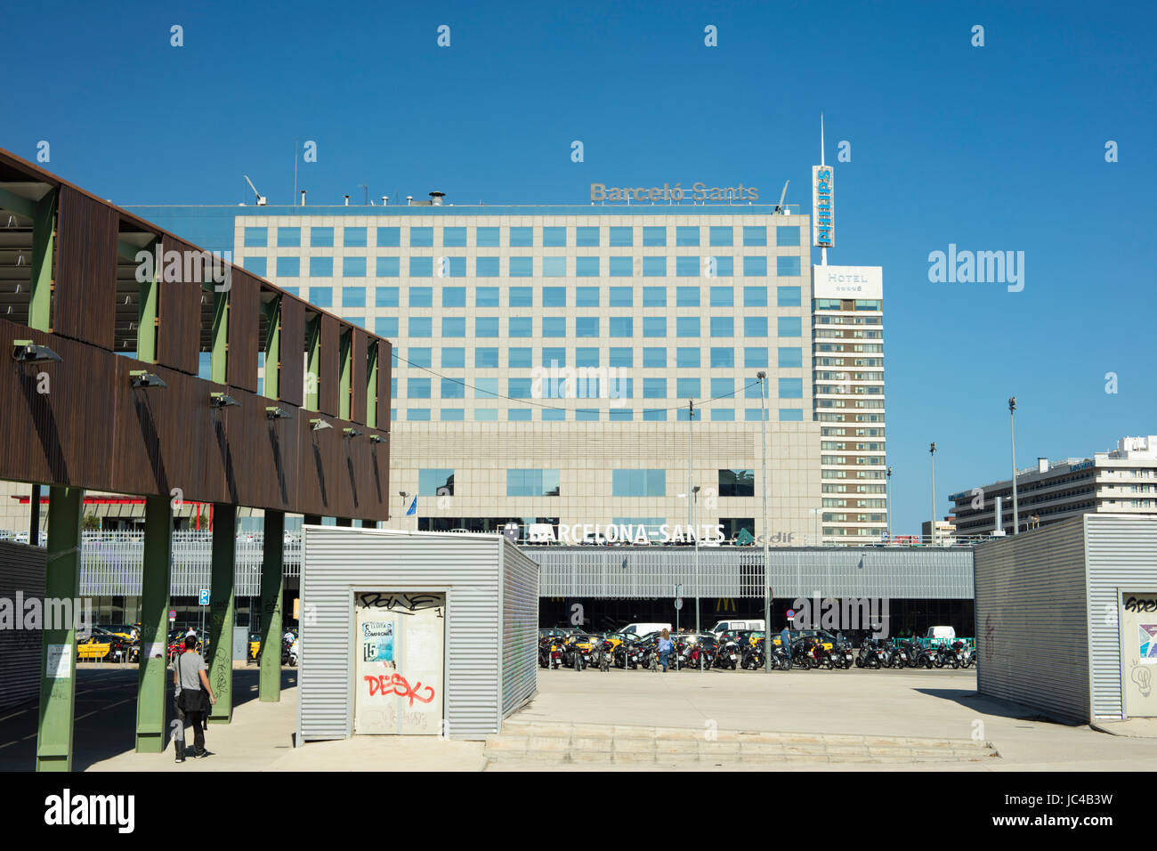 Barcelona, Spain - September 27. 2016: Building of Barcelo Sants ...