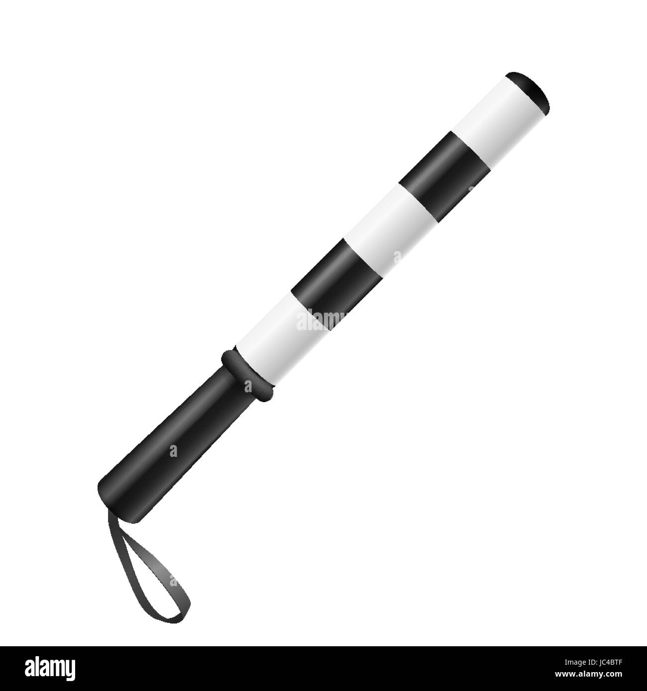 Traffic Stick Vector. Policeman Or Officer Traffic Control Regulation ...