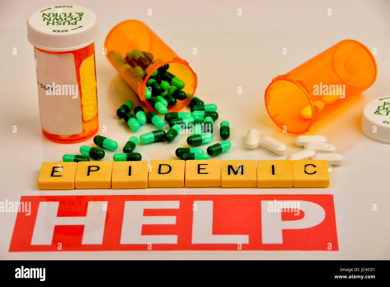Signs of drug addiction and need for help Stock Photo - Alamy