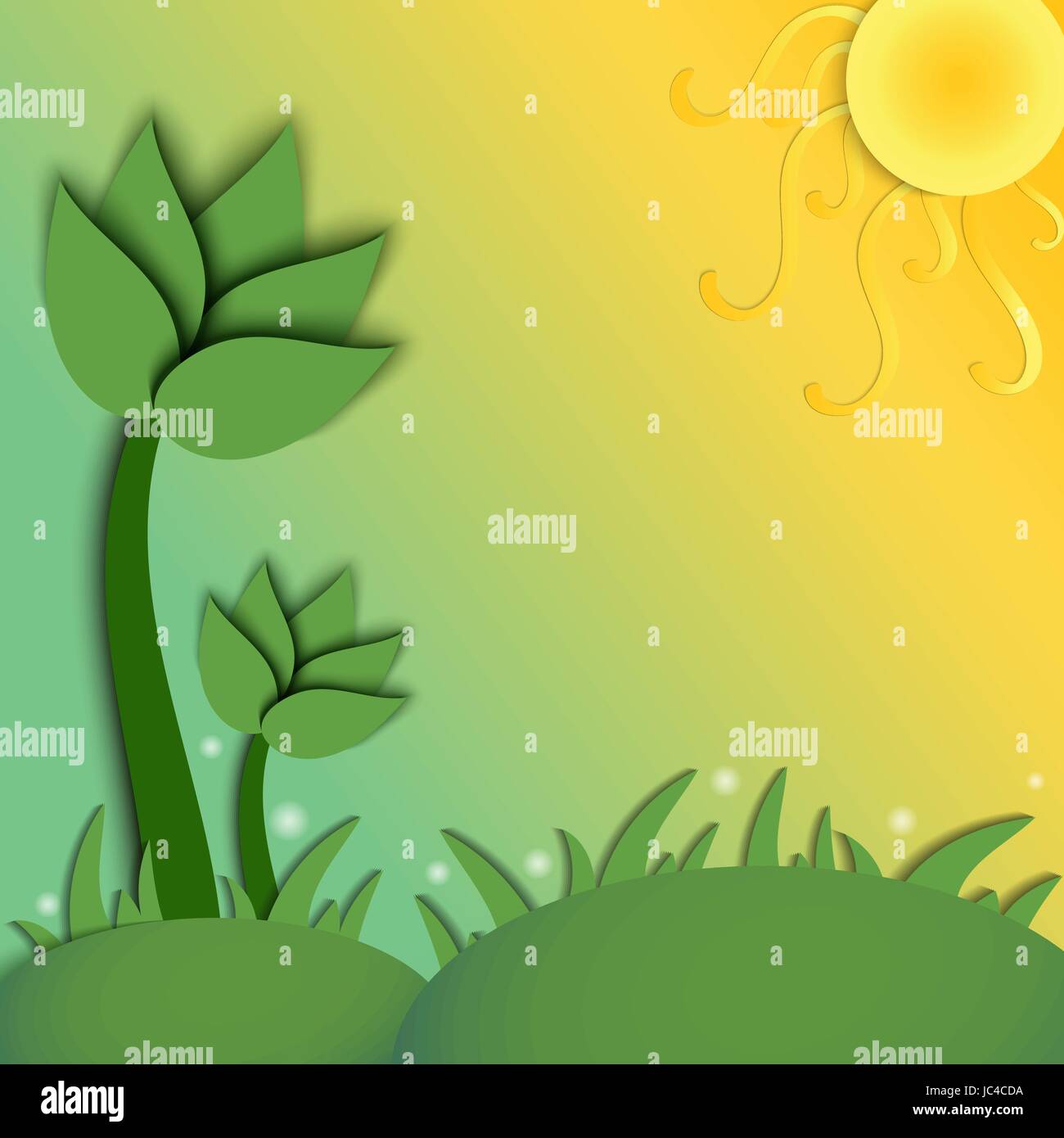 Forest trees grass field Stock Vector Images - Alamy