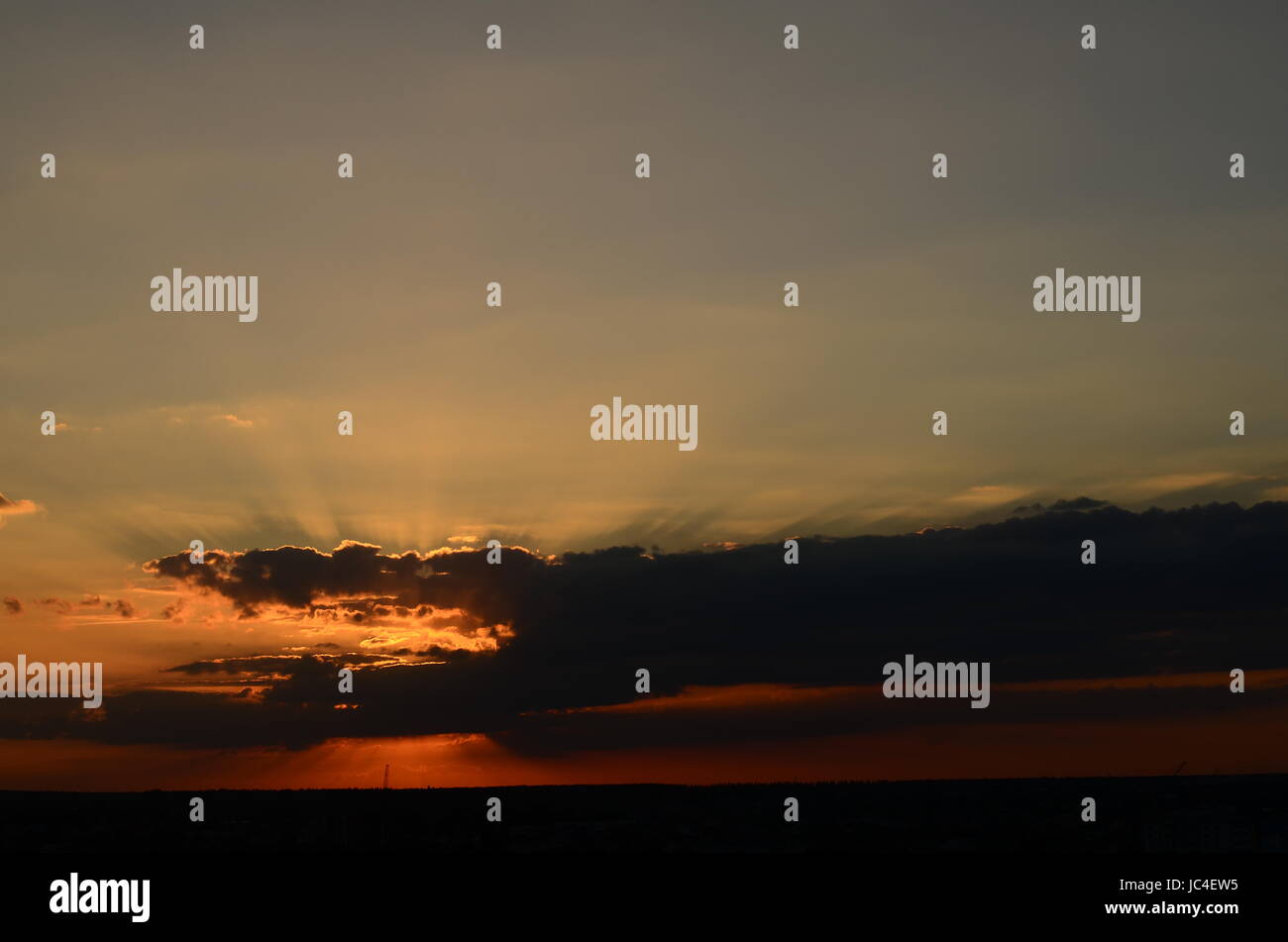 Sunset silhouette of church cross at sunset Stock Photo - Alamy
