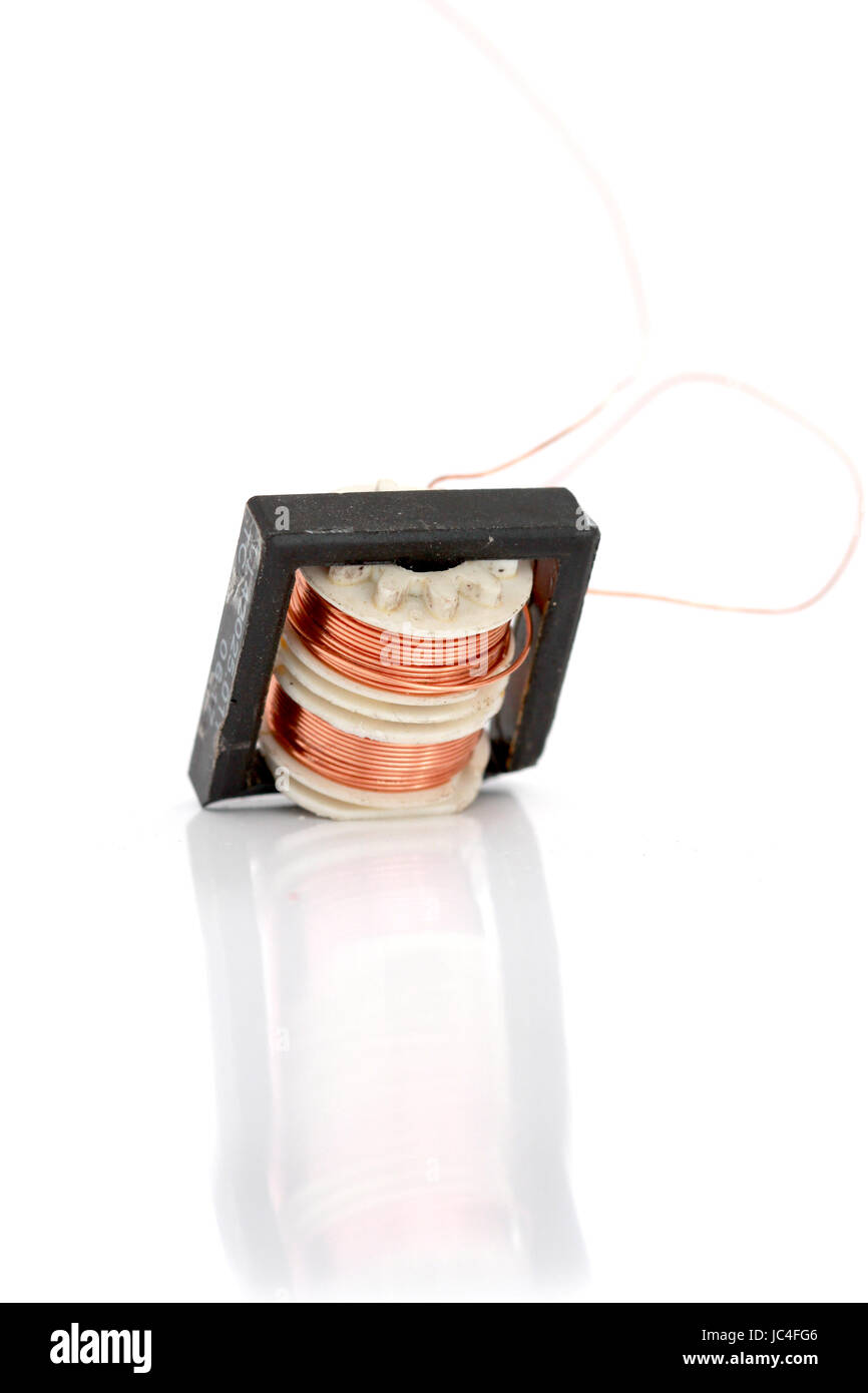 Small device Transformer on white background,image of a Stock Photo - Alamy