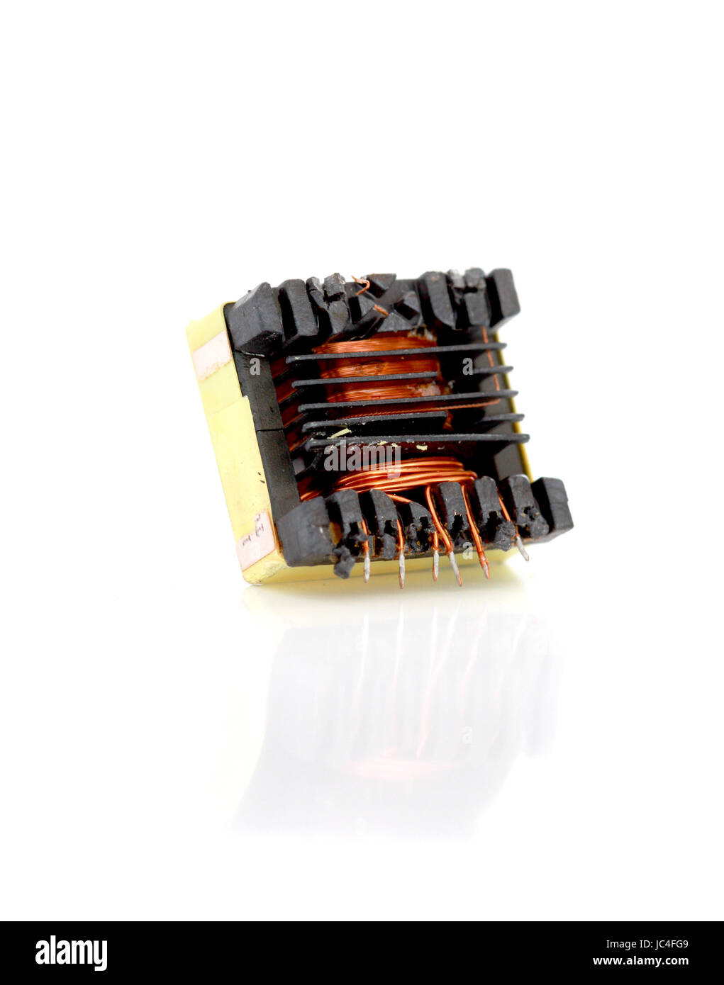 Small device Transformer on white background,image of a Stock Photo - Alamy