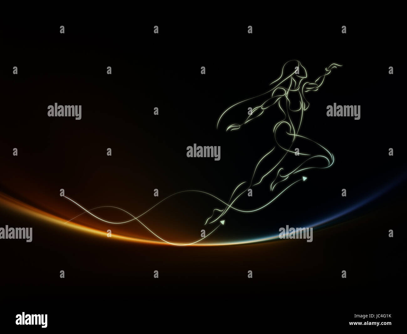 Geometry of Man series. Design composed of Human line drawing and ...