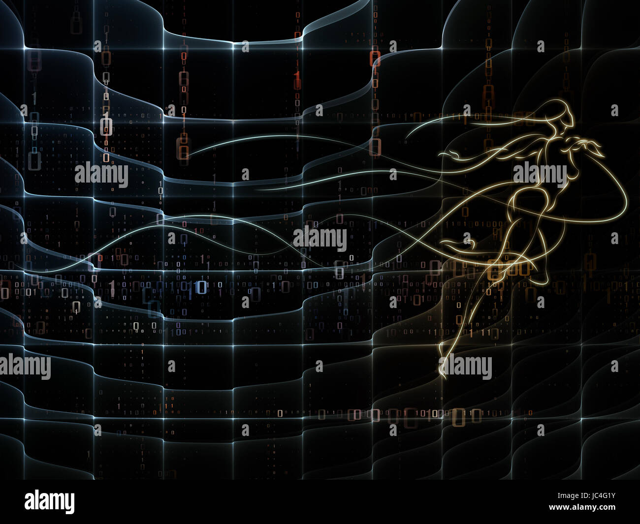 Geometry of Man series. Composition of Human line drawing, math ...