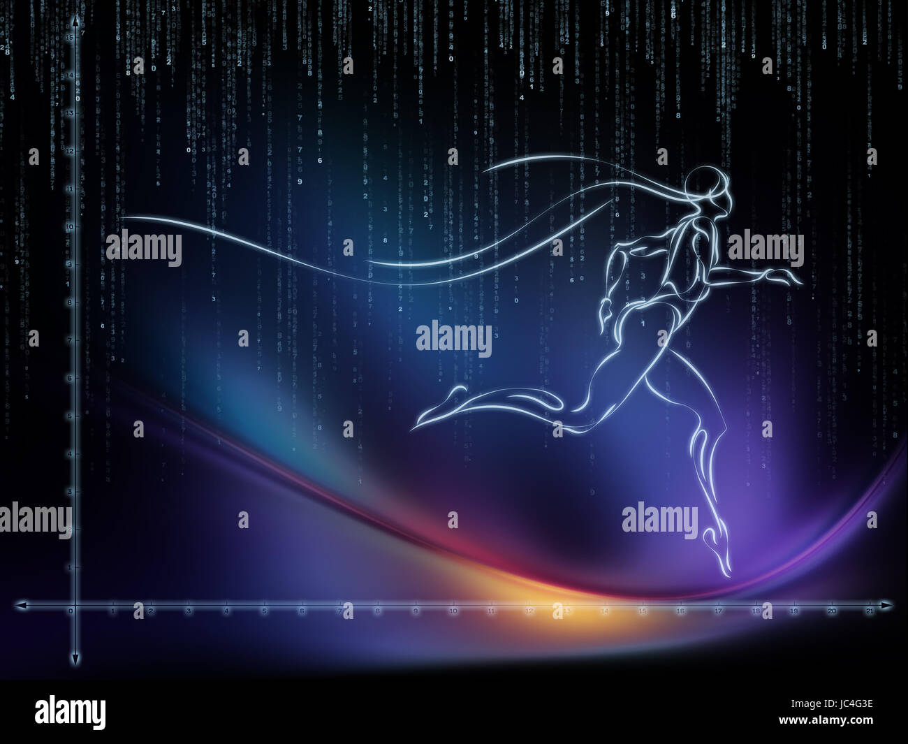 Geometry of Man series. Composition of Human line drawing, math ...