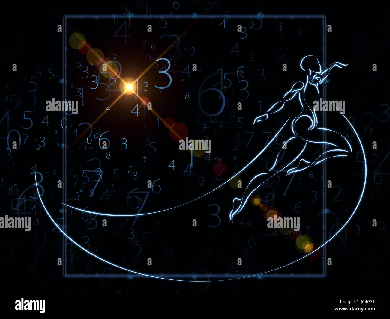 Geometry of Man series. Creative arrangement of Human line drawing ...