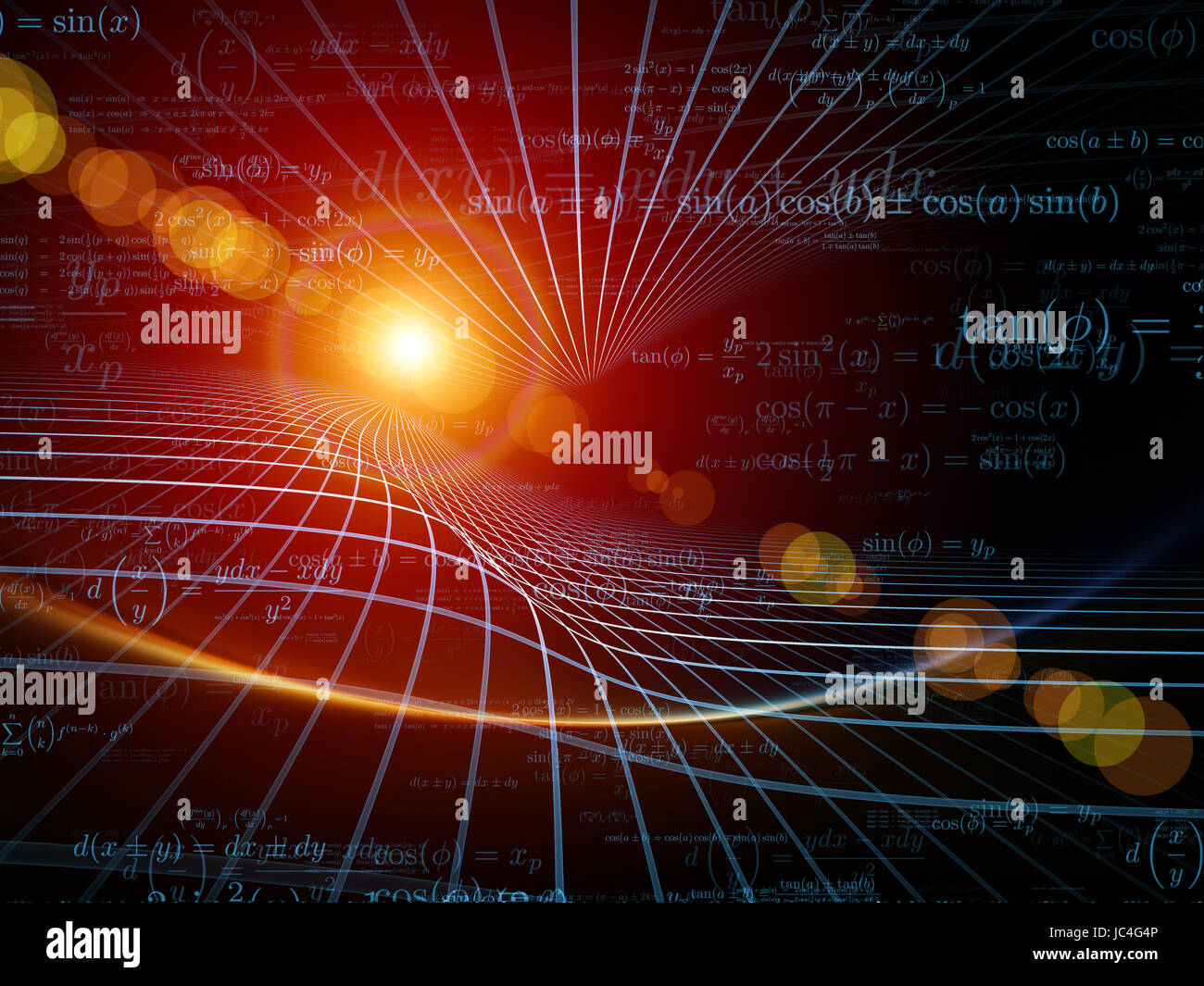 Space Geometry series. Composition of Math, geometry and design ...