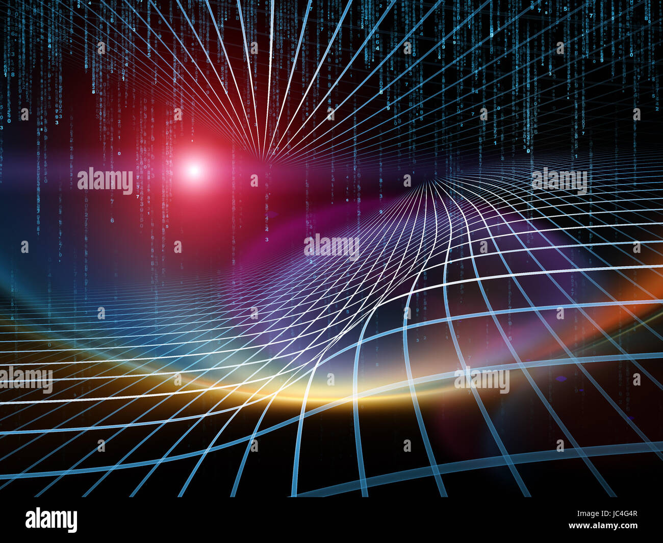 Space Geometry series. Backdrop of Math, geometry and design elements ...