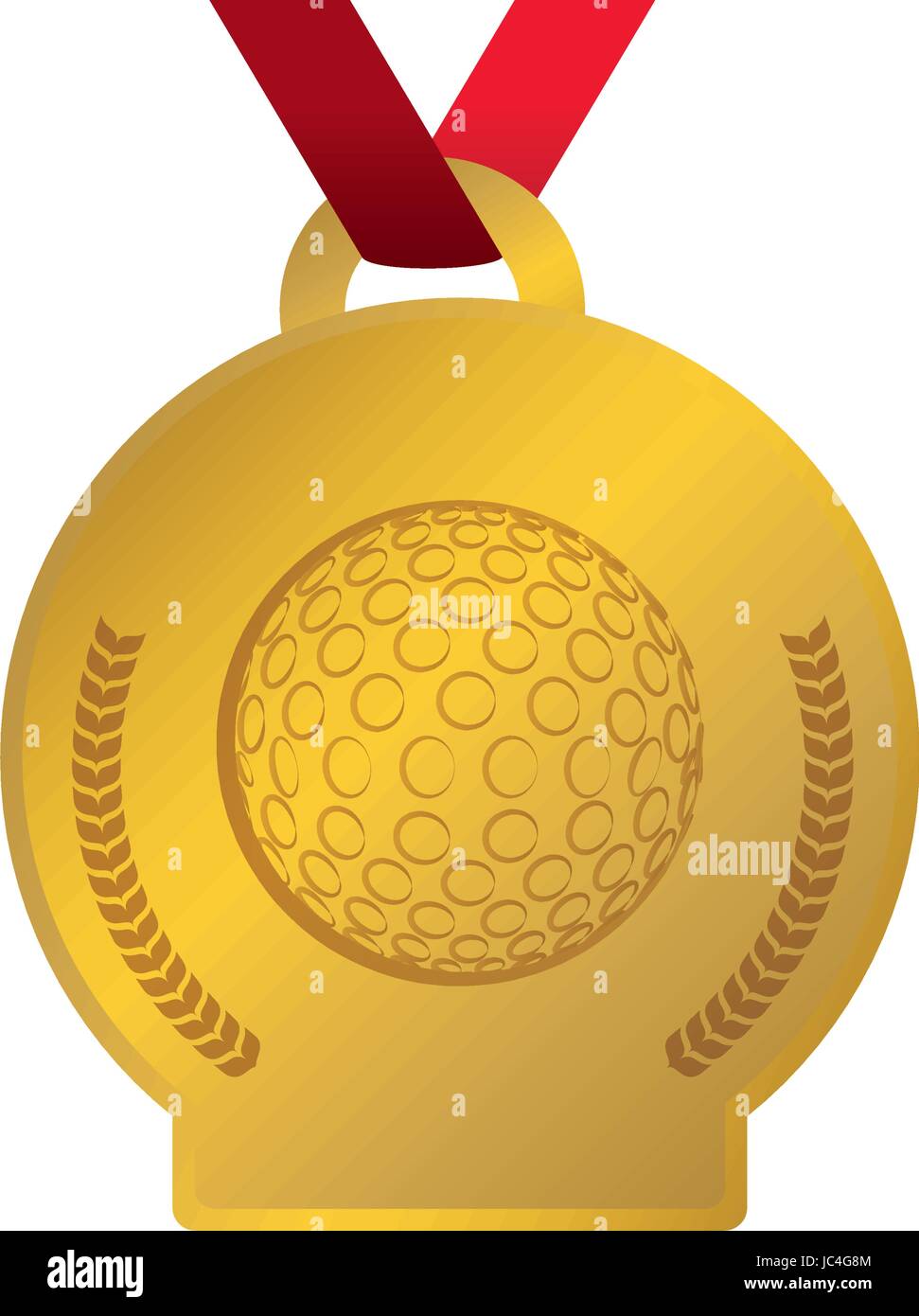 Golf winner medal Stock Vector Image & Art - Alamy
