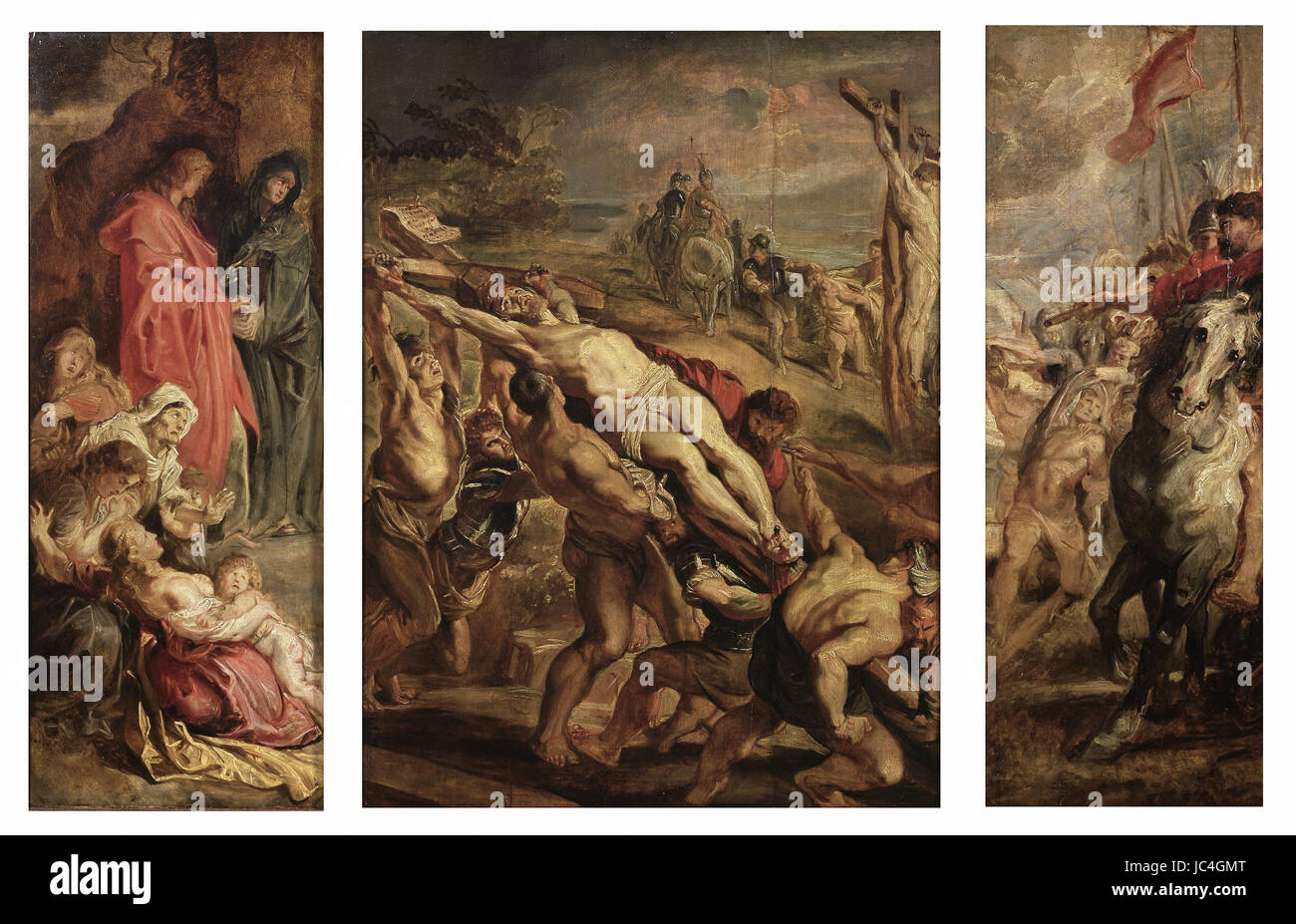 The Elevation Of The Cross Peter Paul Rubens The Elevation Of The