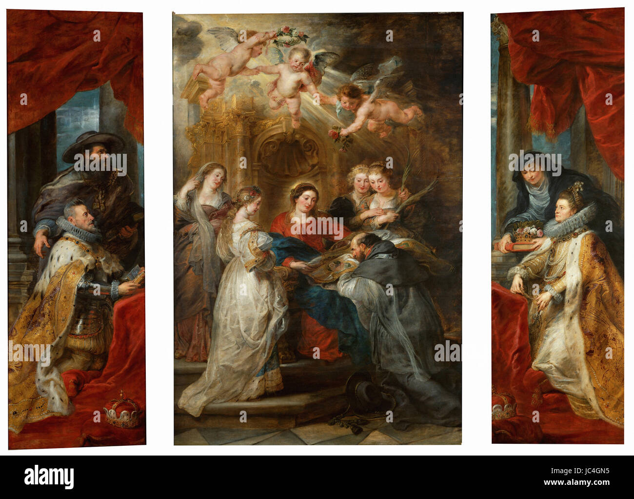 Peter Paul Rubens - The Triptych of Saint Ildefonso Stock Photo - Alamy