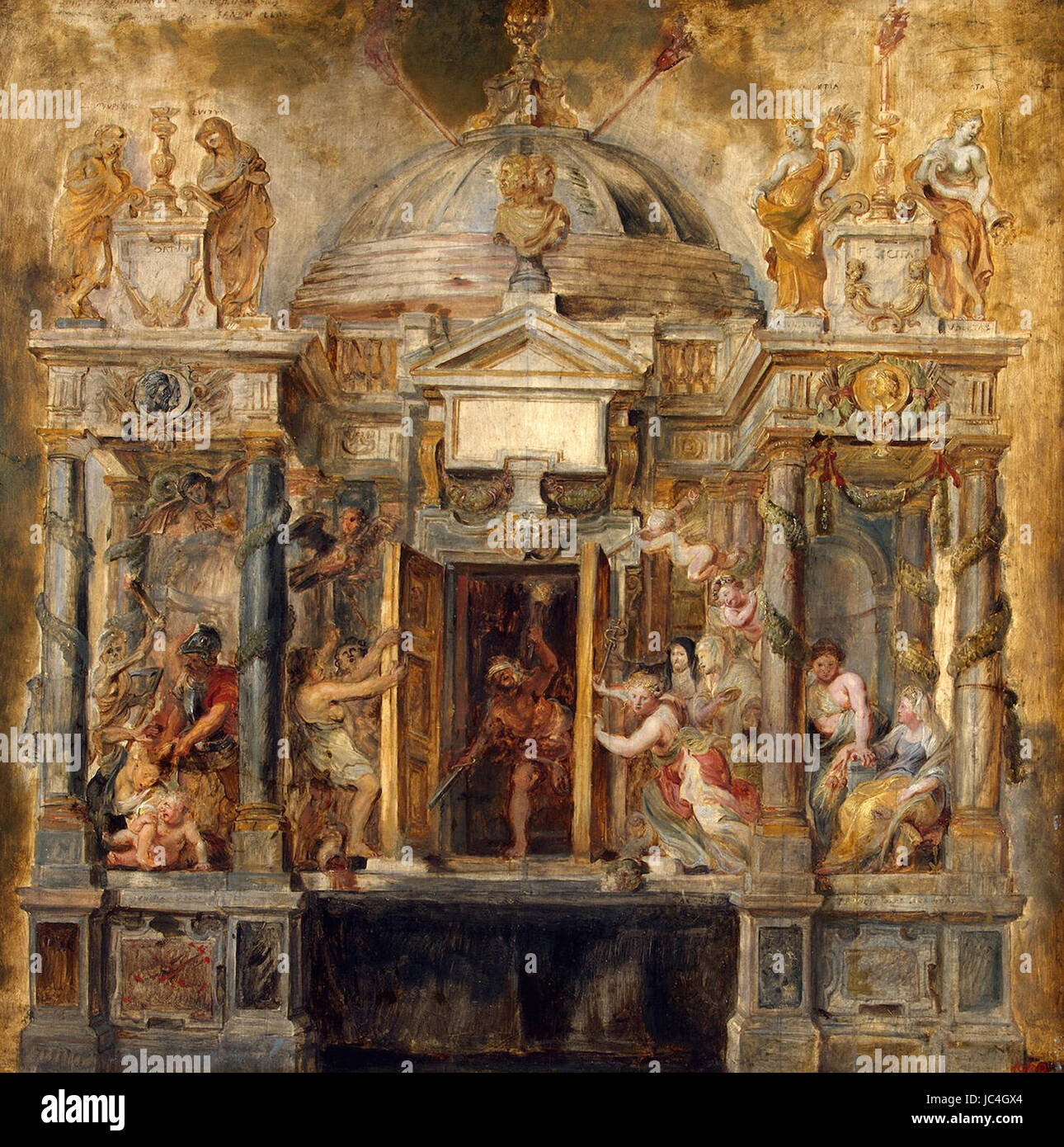 Peter Paul Rubens - Temple of Janus Stock Photo - Alamy