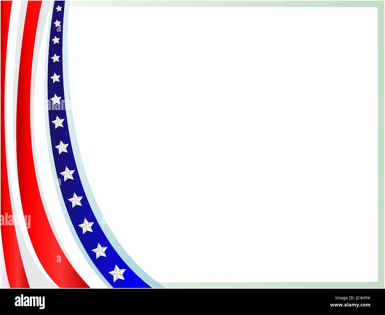 American flag wave frame with empty space for your text and images ...