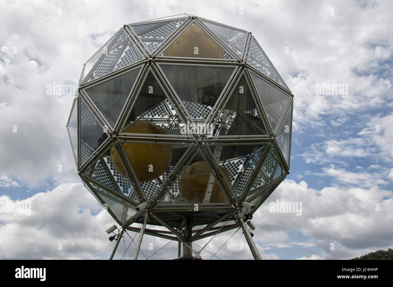 Example of a complex geometric figure actually built Stock Photo - Alamy