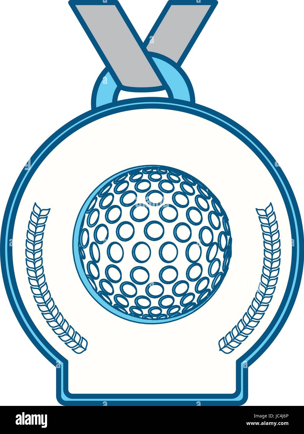 Golf winner medal Stock Vector Image & Art - Alamy