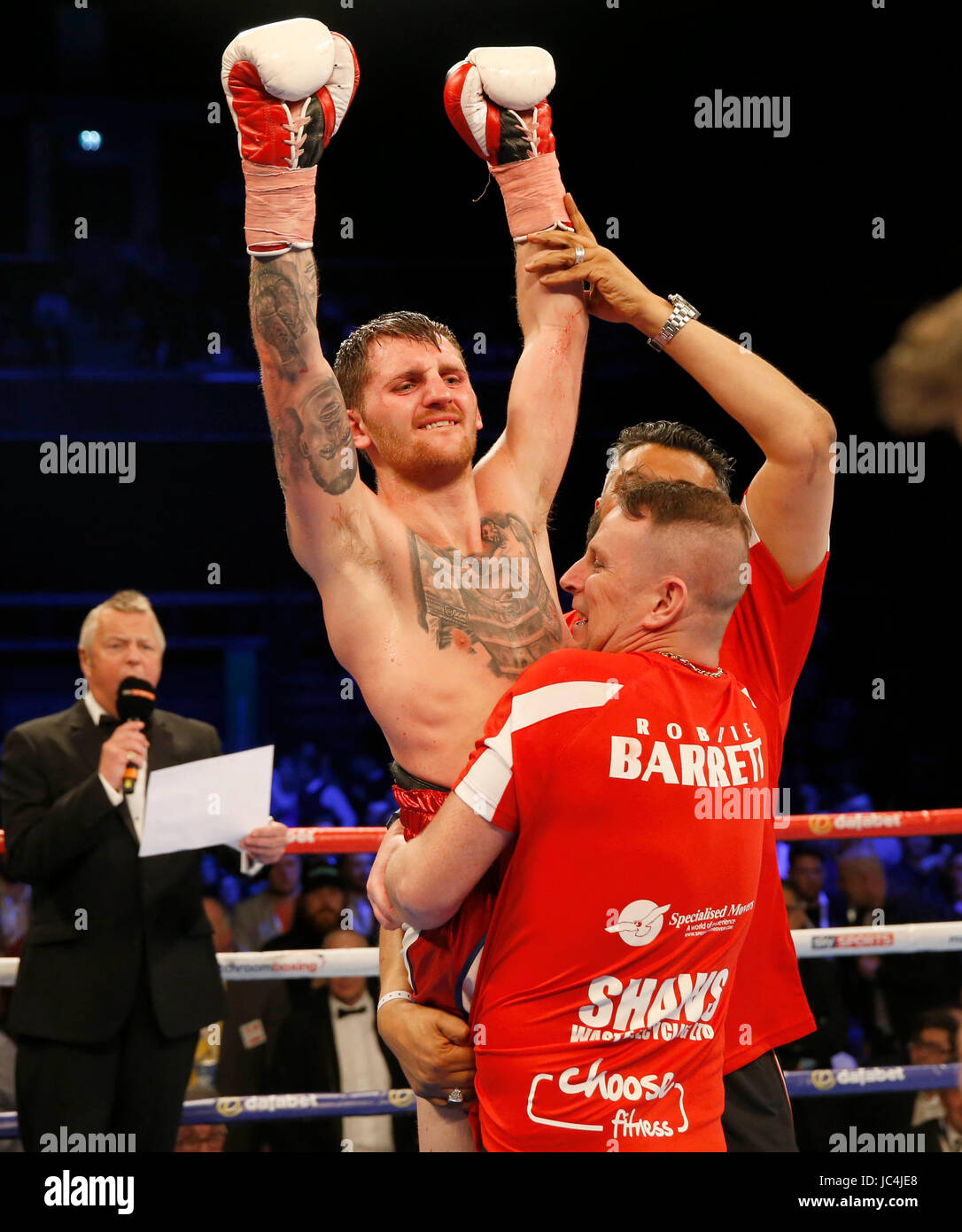 Robbie Barrett at the SSE Hydro, Glasgow Stock Photo - Alamy