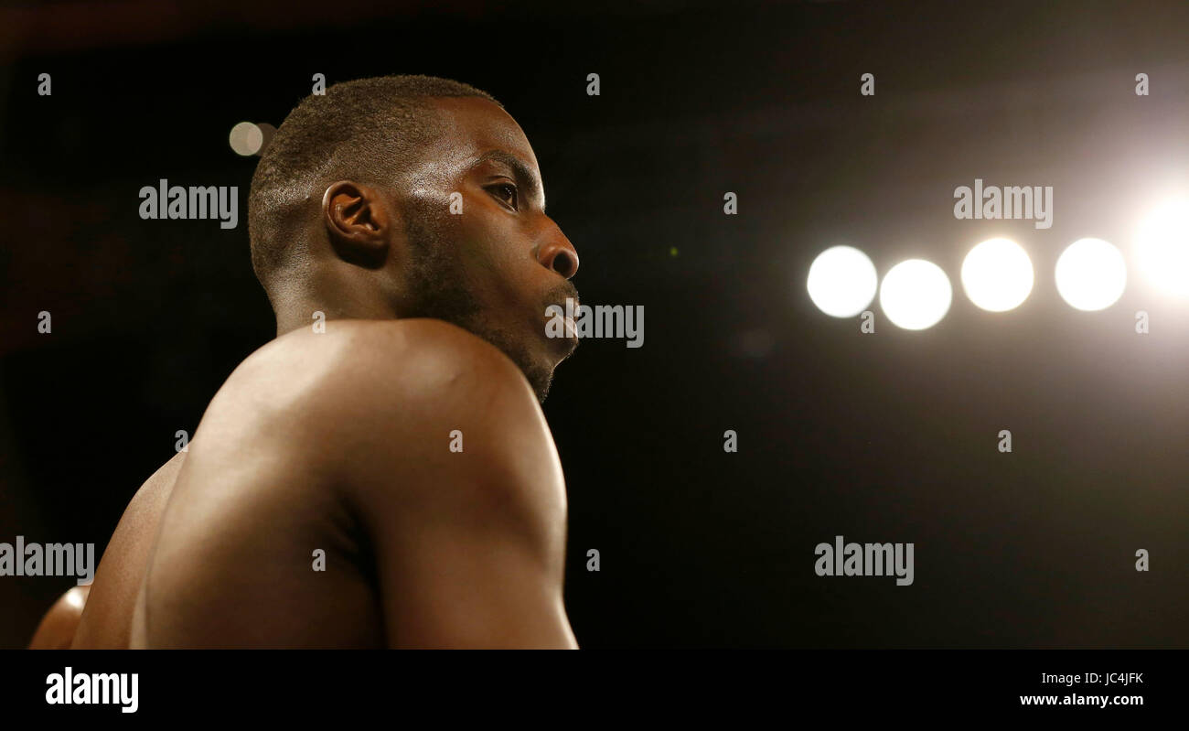 Lawrence Okolie v Lukas Rusiewicz at the SSE Hydro Stock Photo - Alamy
