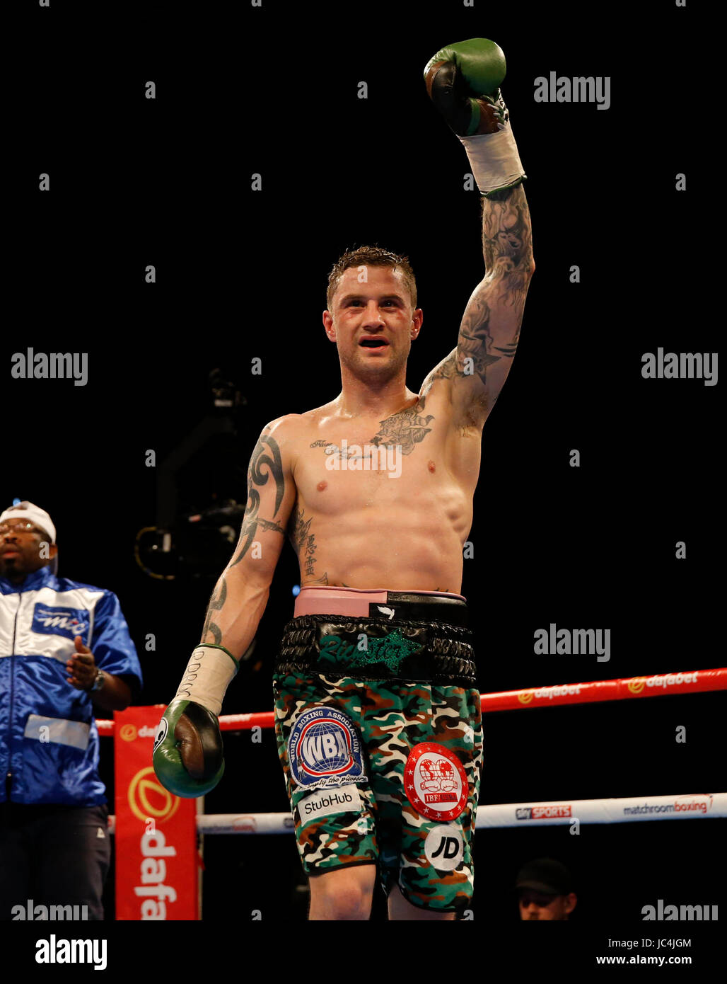 Ricky Burns v Julius Indongo at the SSE Hydro, Glasgow Stock Photo - Alamy