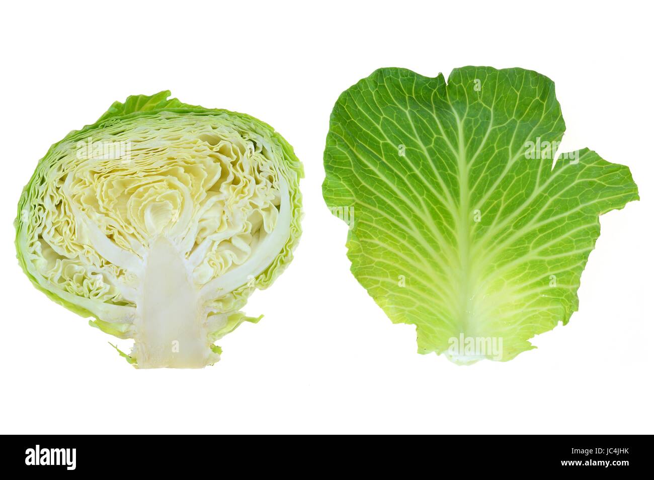 A close up shot of a garden cabbage Stock Photo - Alamy
