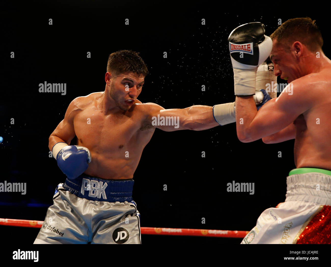 Joe Kelly v Jay Byrne at the SSE Hydro, Glasgow Stock Photo - Alamy