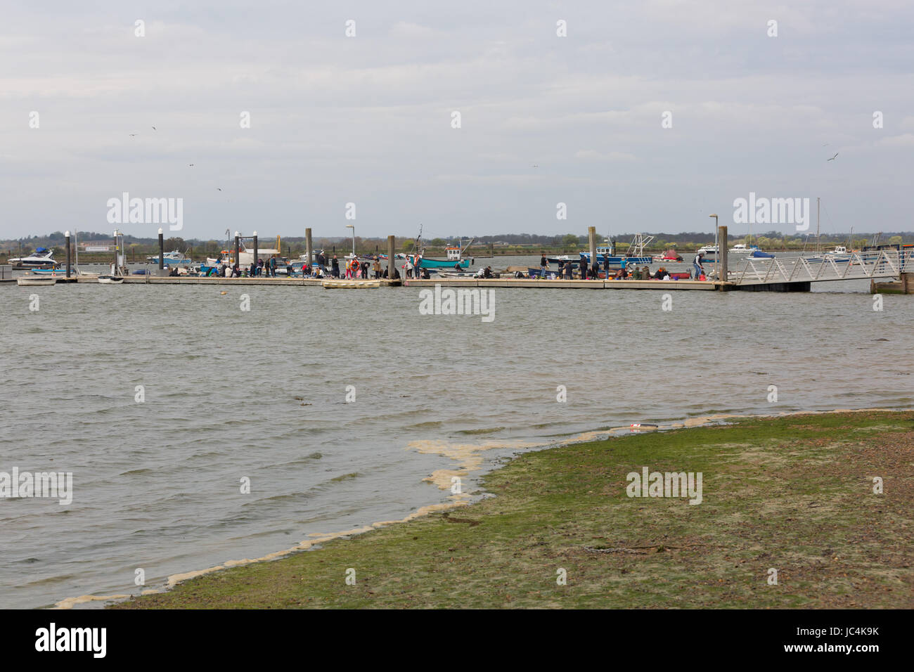 West Mersea pier Stock Photo - Alamy