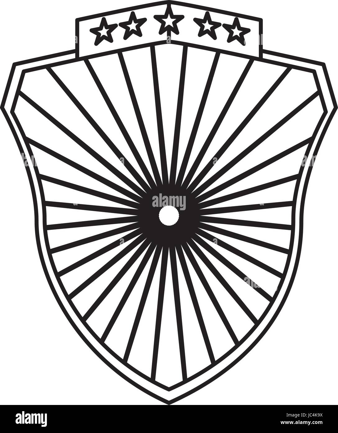 Badge shield symbol Stock Vector Image & Art - Alamy