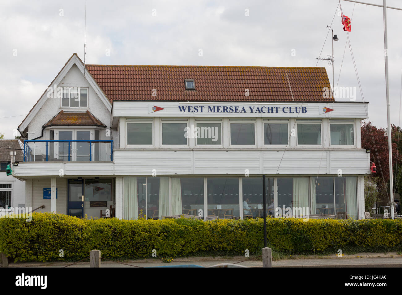 West Mersea Yacht Club Stock Photo Alamy