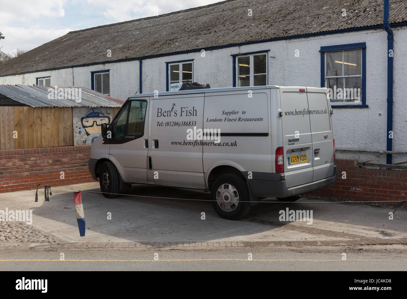 Ben's Fish van, West Mersea Stock Photo - Alamy
