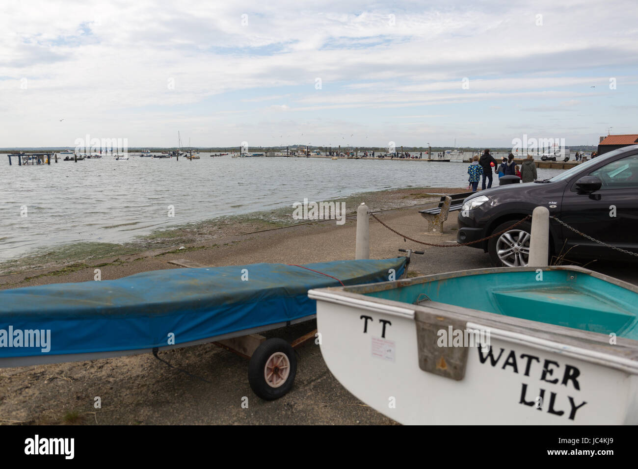 West Mersea pier Stock Photo - Alamy