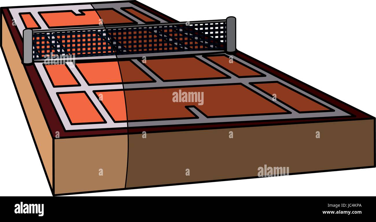 Tennis court field Stock Vector Image & Art - Alamy