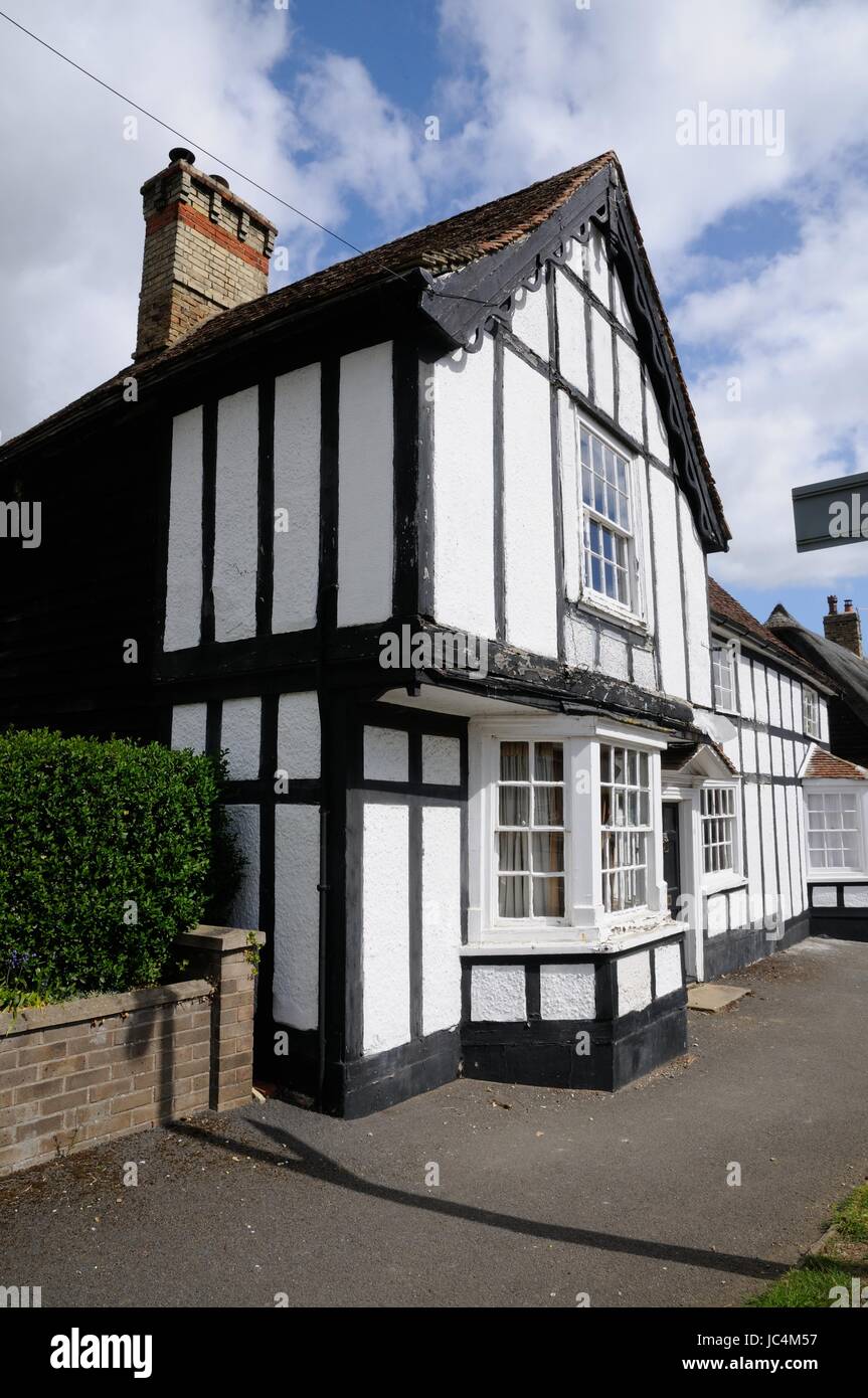 The Ragged Staff, Blunham, Bedfordshire, is a timber framed building ...