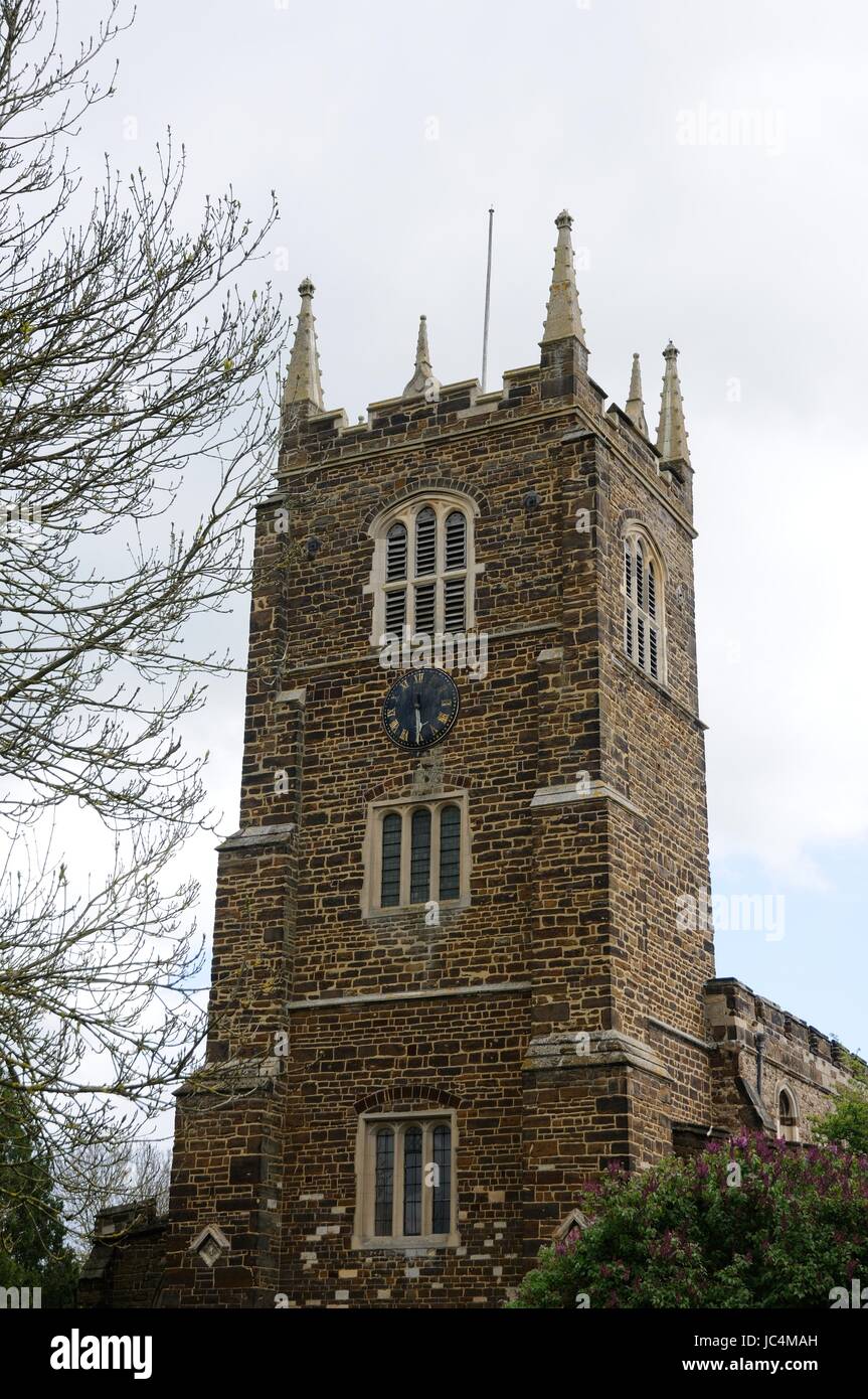 Church of St Edmunds (or St James), Blunham, Bedfordshire is built of ...