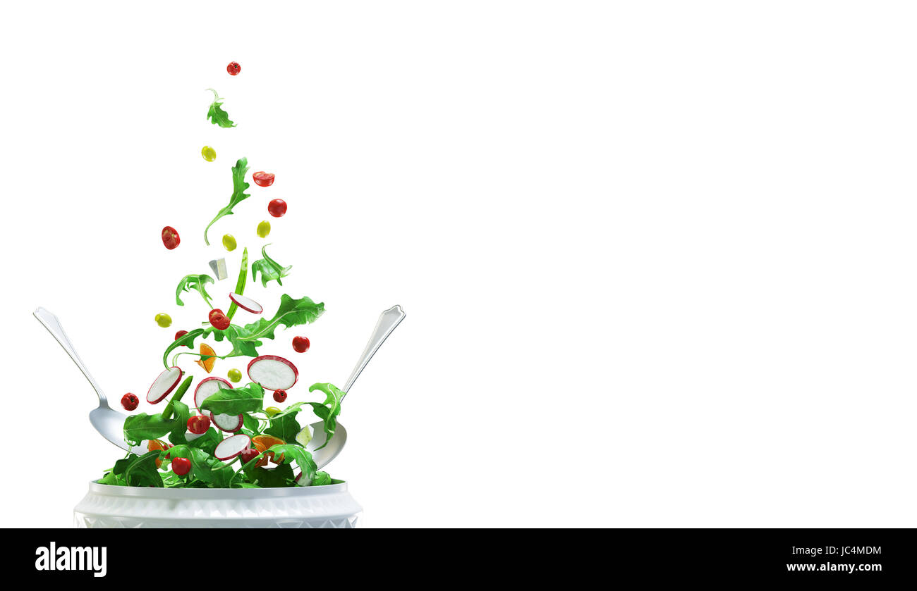 Fresh chicken salad Cut Out Stock Images & Pictures - Alamy