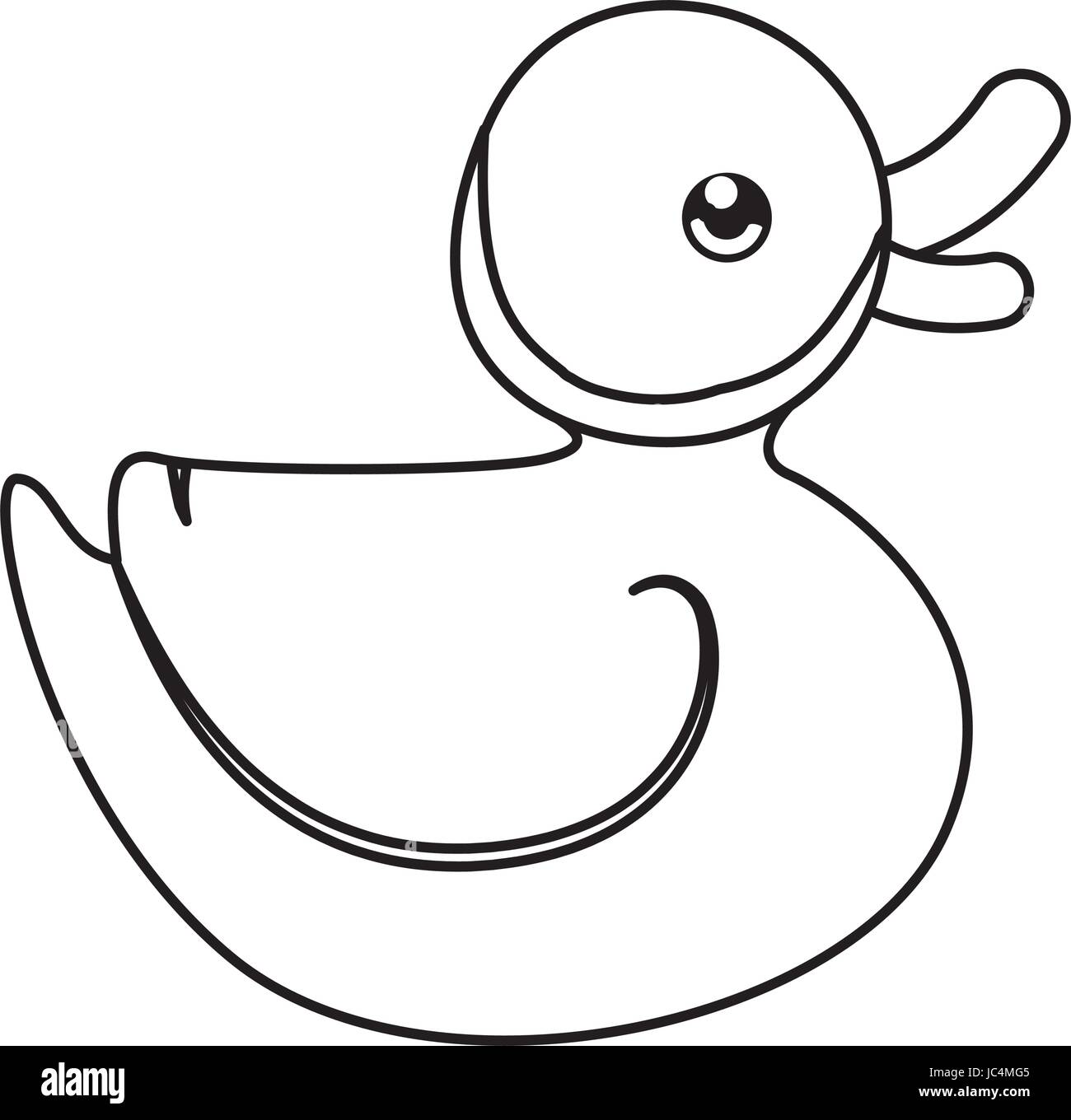 Ducky Cute Cartoon Stock Vector Image And Art Alamy