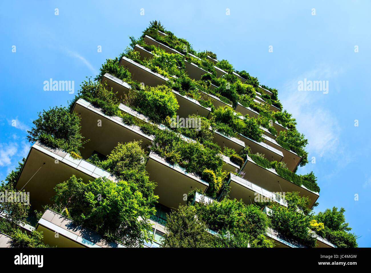 MILAN, ITALY - JUNE 12, 2017: Bosco Verticale - Vertical Forest ...