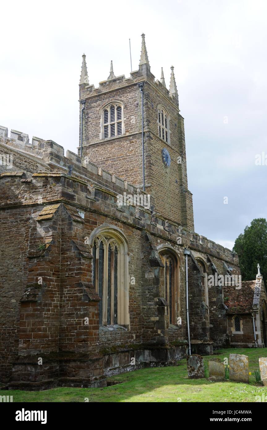Church of St Edmunds (or St James), Blunham, Bedfordshire is built of ...